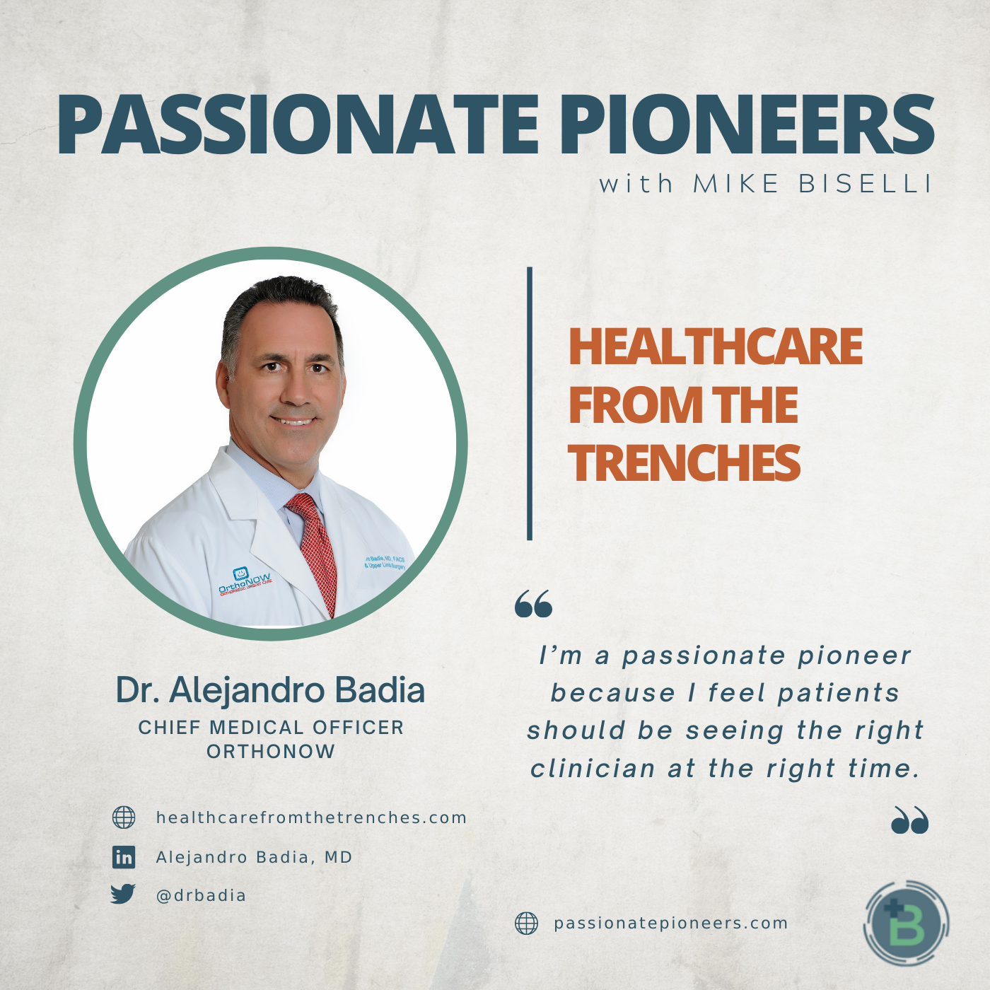 Healthcare from the Trenches with Dr. Alejandro Badia – Doc Social